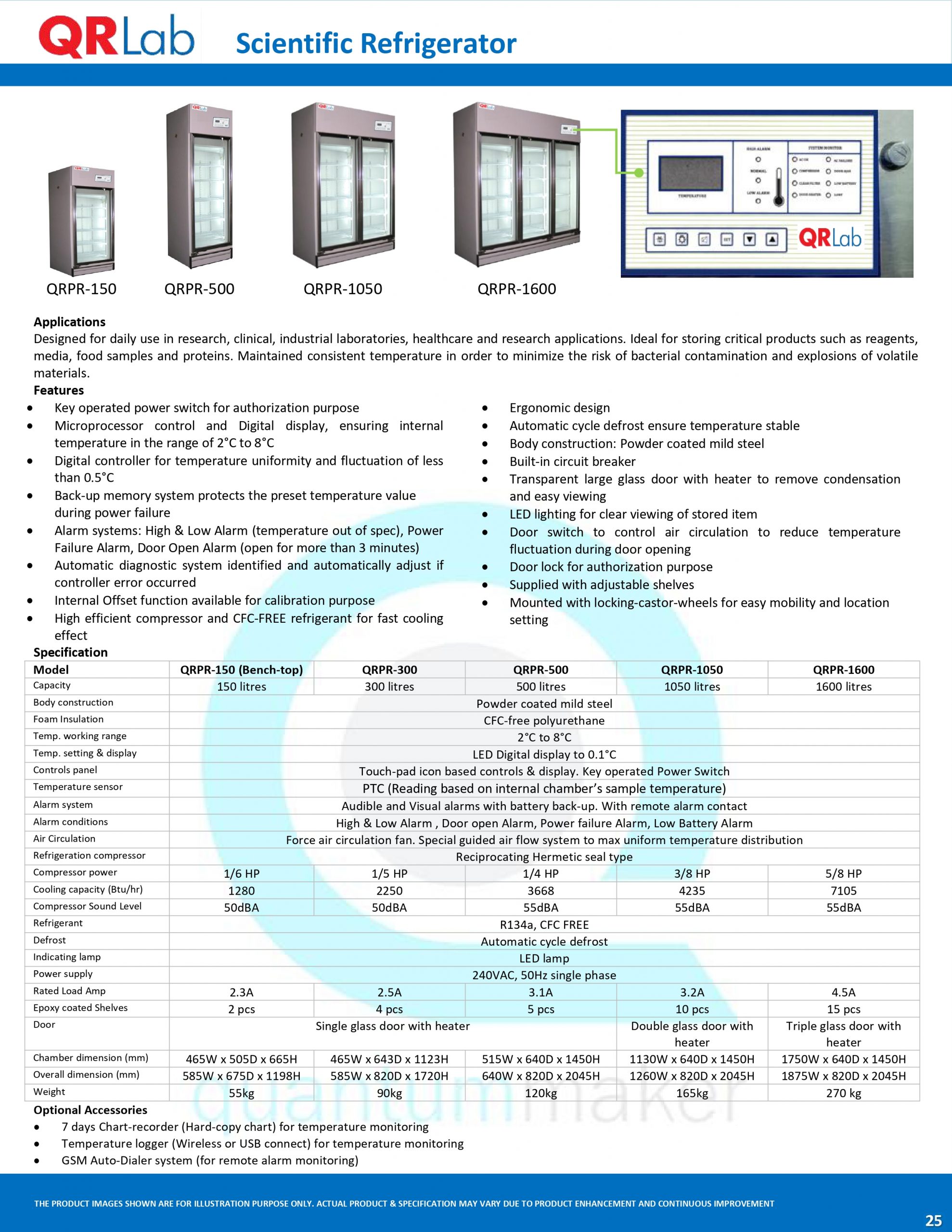 Scientific Refrigerator – Quantum Maker Sdn Bhd