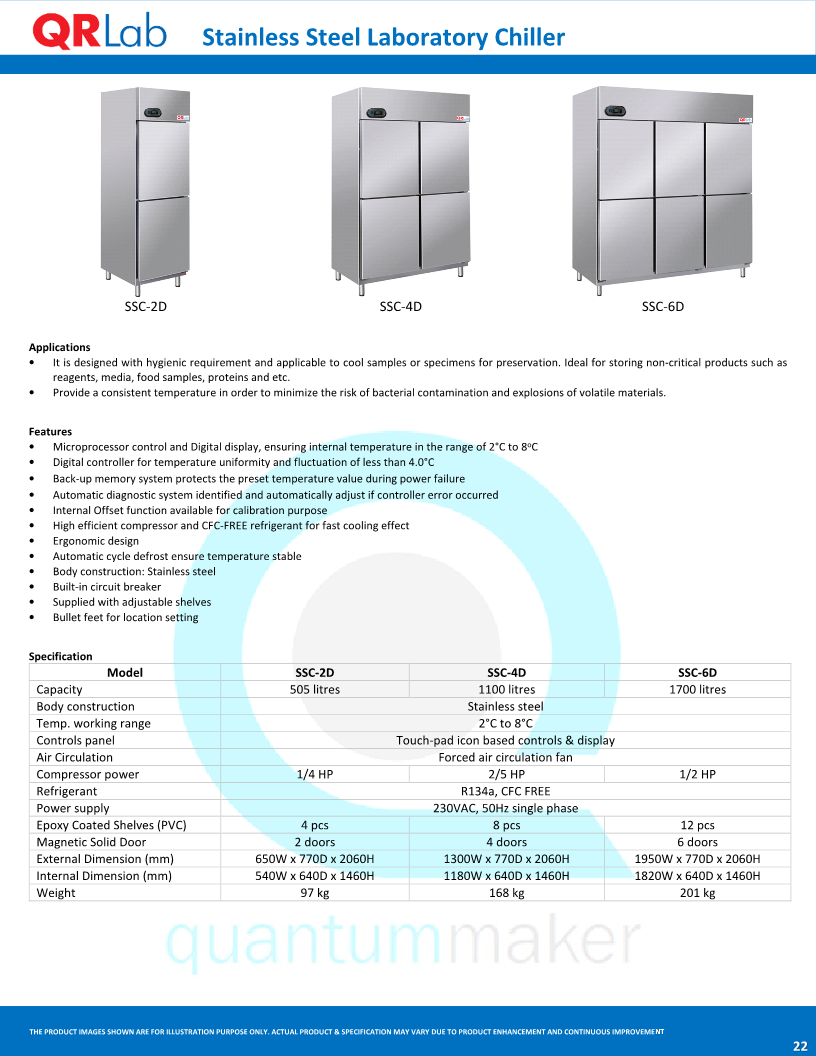 Stainless Steel Laboratory Chiller – Quantum Maker Sdn Bhd